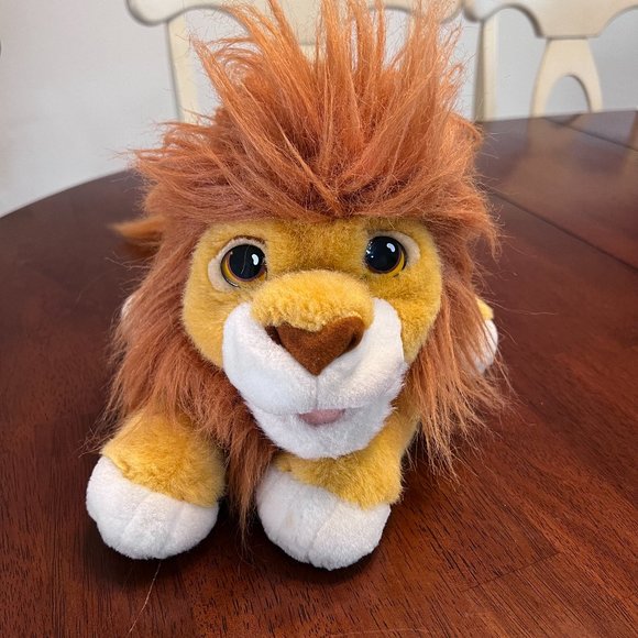 Mattel | Toys | Vintage The Lion King Roaring Adult Simba Plush Disney ...